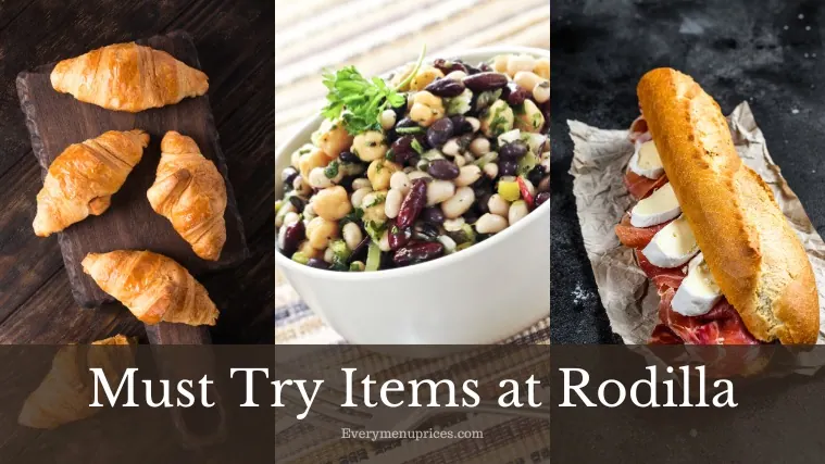 Rodilla Menu With Prices [June 2024 Updated]