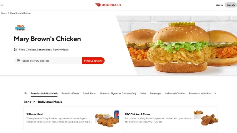 Mary Brown's Menu With Prices [April 2024 Updated]