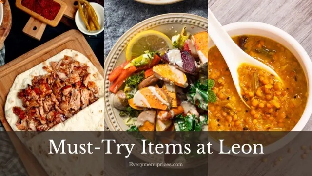 Leon Menu With Prices [April 2024 Updated]