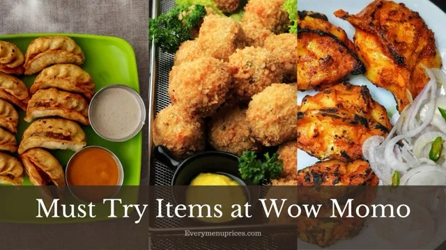 Wow Momo Menu With Prices (India) - 2024